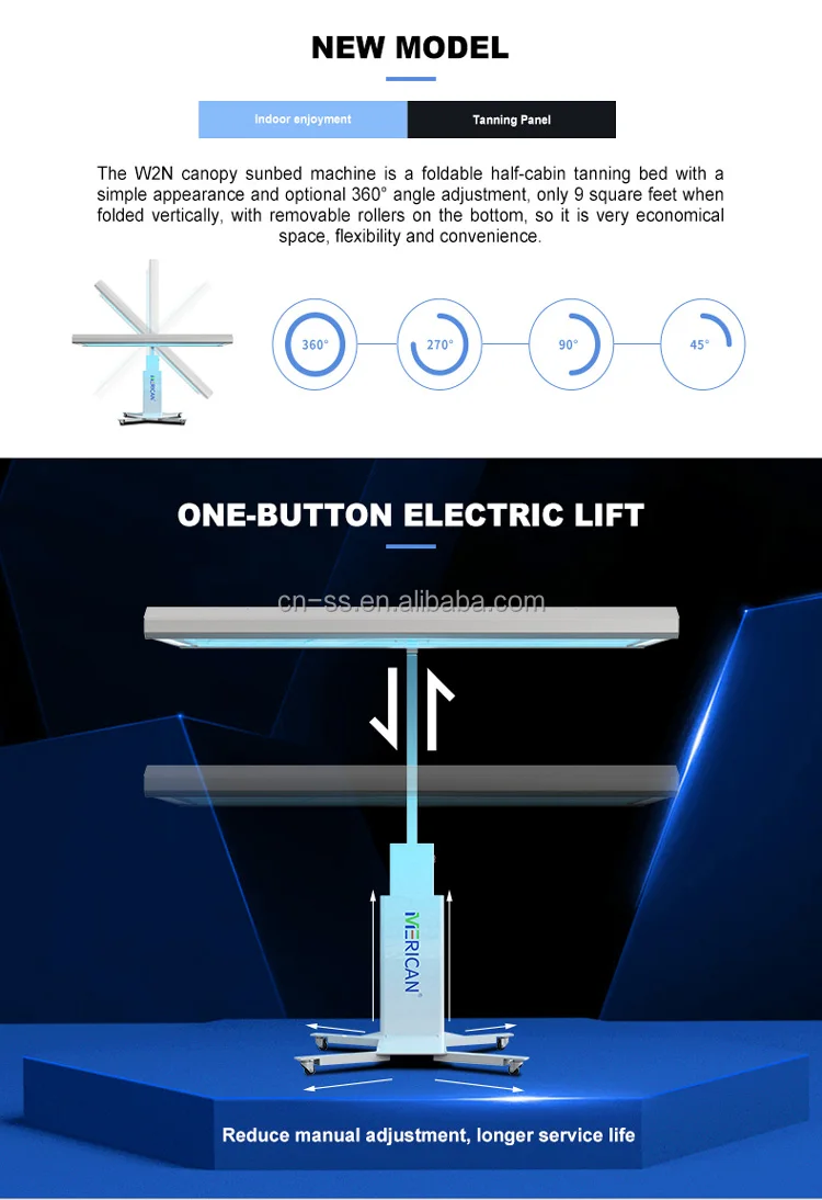 Fast Delivery 360 Rotational Stand Up Horizontal Canopy Home Lying ...