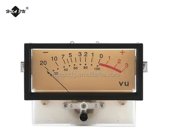 Analog Meter Vu Meter Vu73 Panel Meter Header Led Yellow Db Meter Mixer ...