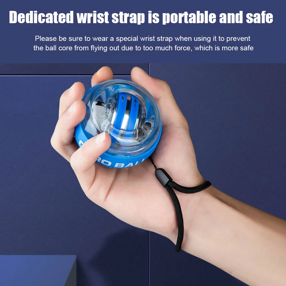 Auto-start Gyroscope Wrist Gyro Ball For Wrist Power Ball Handle ...