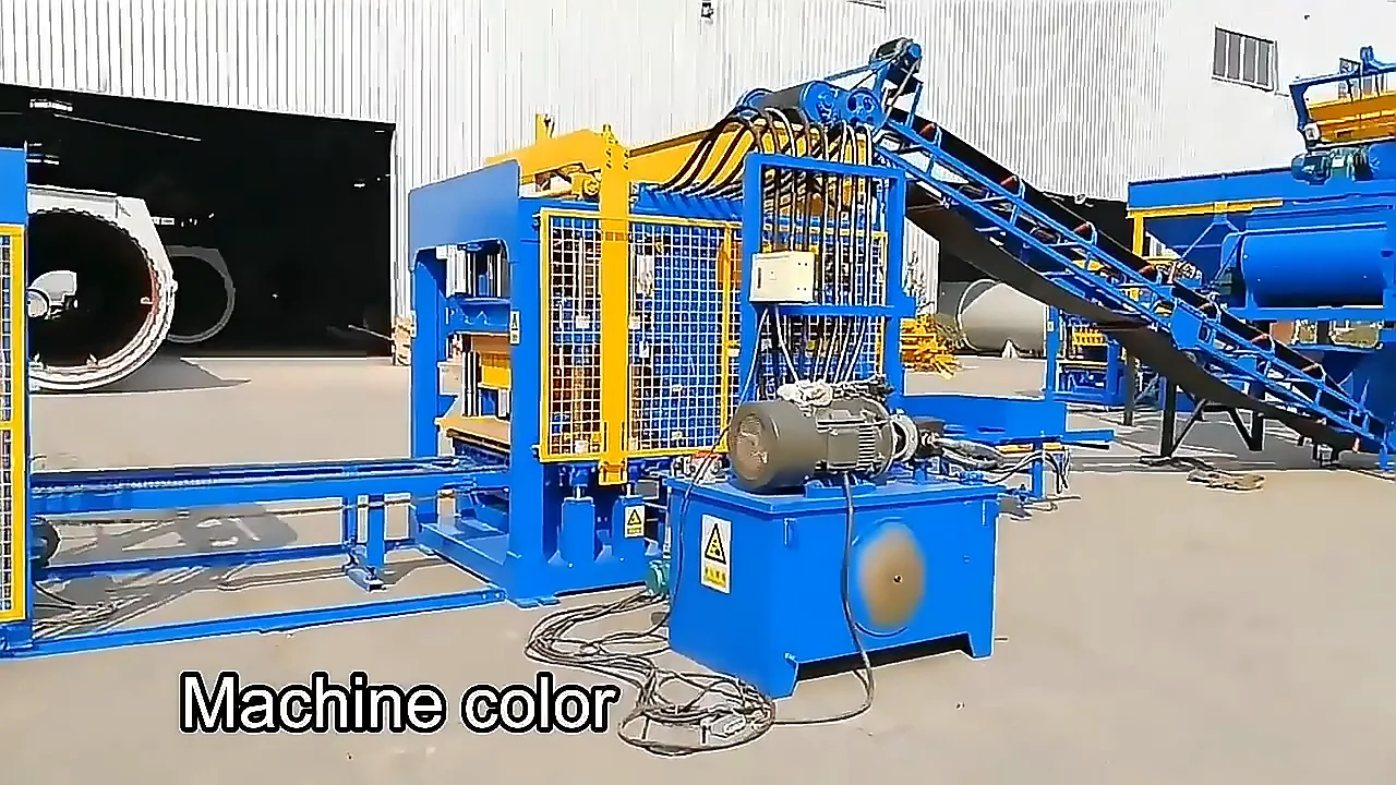Building Material Brick Machinery Qt5-15 Cement Block Making Machine ...