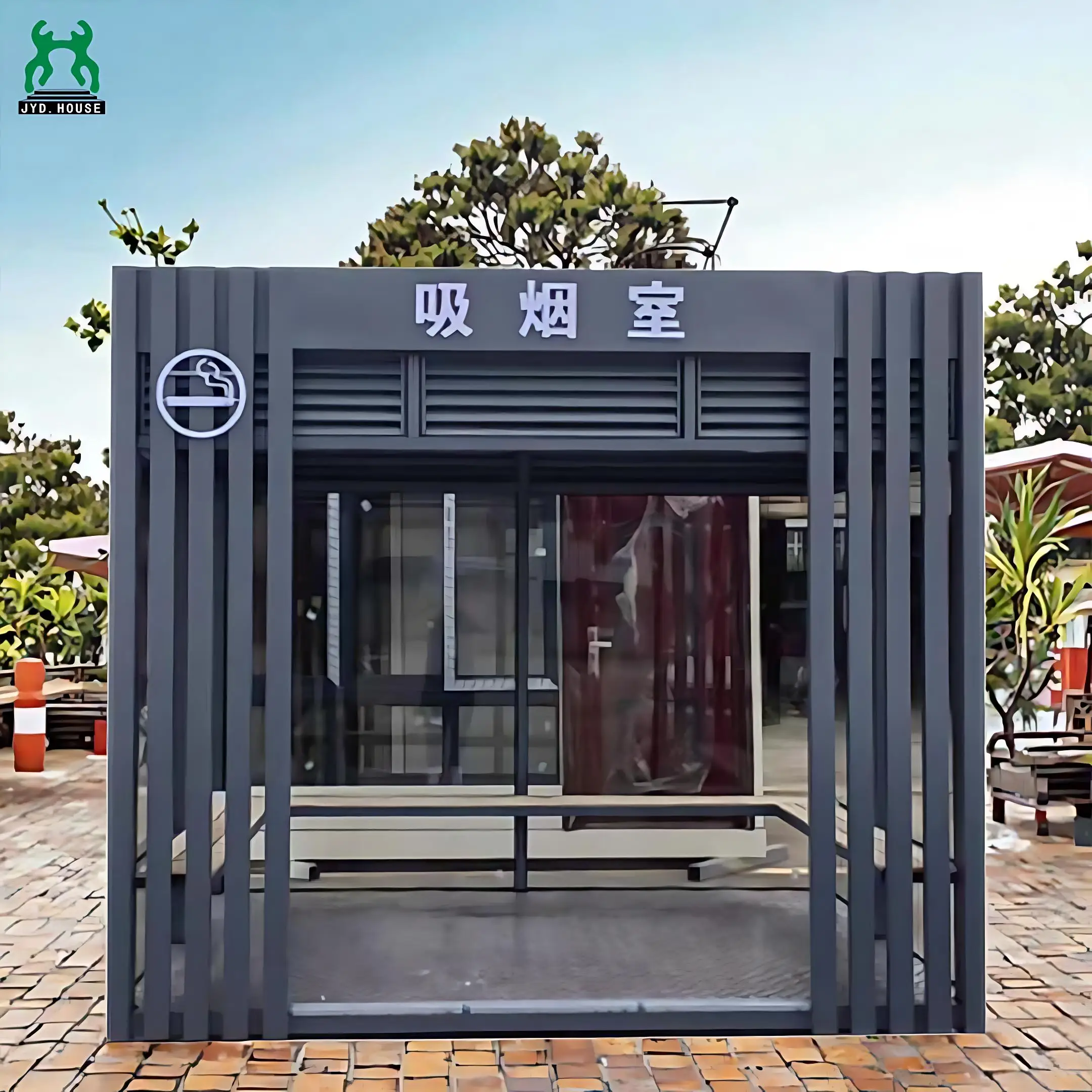 Smoking Booth for Mall & Carport Use for Sandwich Panel Houses| Alibaba.com