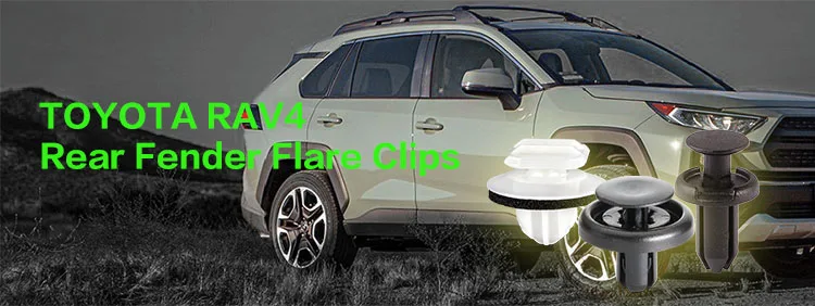Rav4 Rear Fender Flare Molding Replacement Car Clips 2019 Rav4 Wheel ...