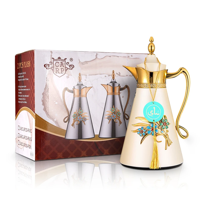 Arabic Coffee Maker Arabic Tea Coffee Pot With Glass Inner 1000ml ...