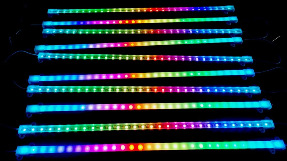 Rgb Ws2812b Individually Addressable Smart U Aluminum Led Rigid Strip ...