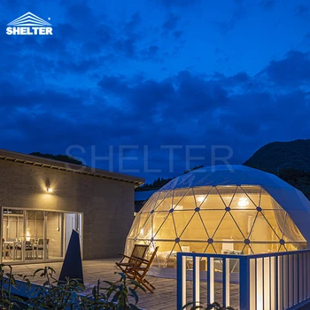 Prefabricated Glamping Igloo Dome House Geodesic Dome For Resort Hotel ...