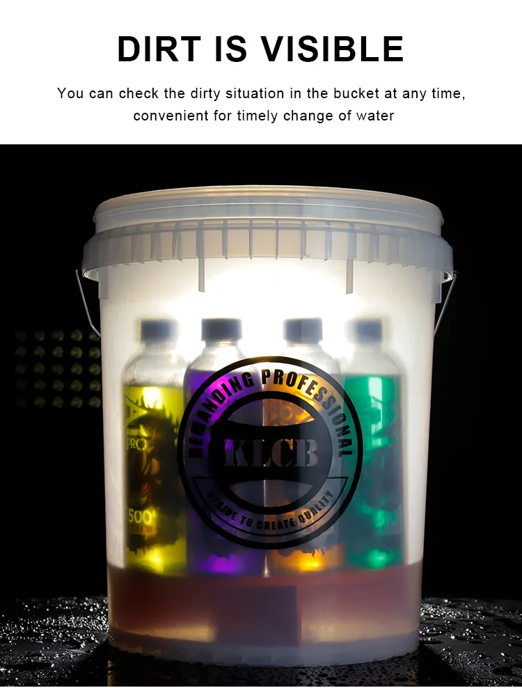 Heavy Duty Detailing Bucket,transparent Bucket for Car Wash| Alibaba.com