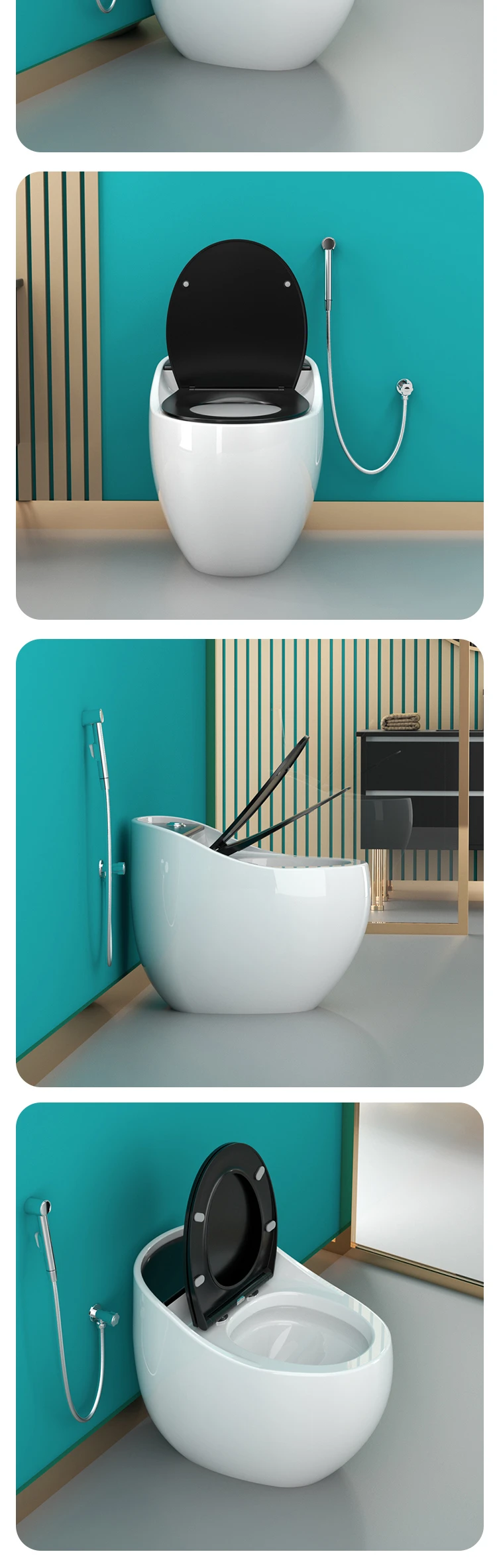 High Quality Modern Siphonic One Piece Bathroom Sanitary Ware Color ...