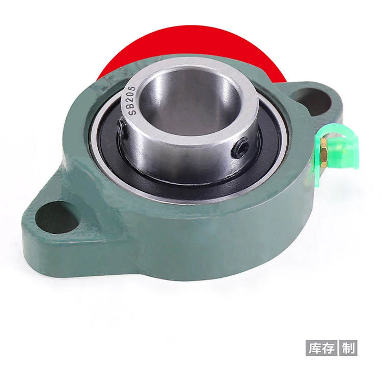 SBLF 206 Bolt Flange Set Screw Lock Bore Block Bearings SBLF206-20G ...