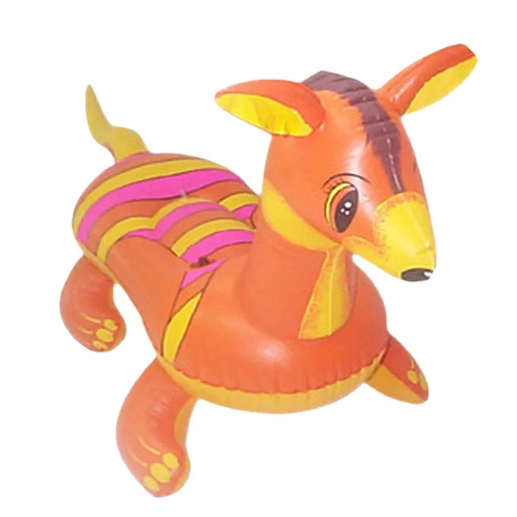 B01 Inflatable Dragon Ride on Inflatable Dragon Pool Float Yellow PVC ...