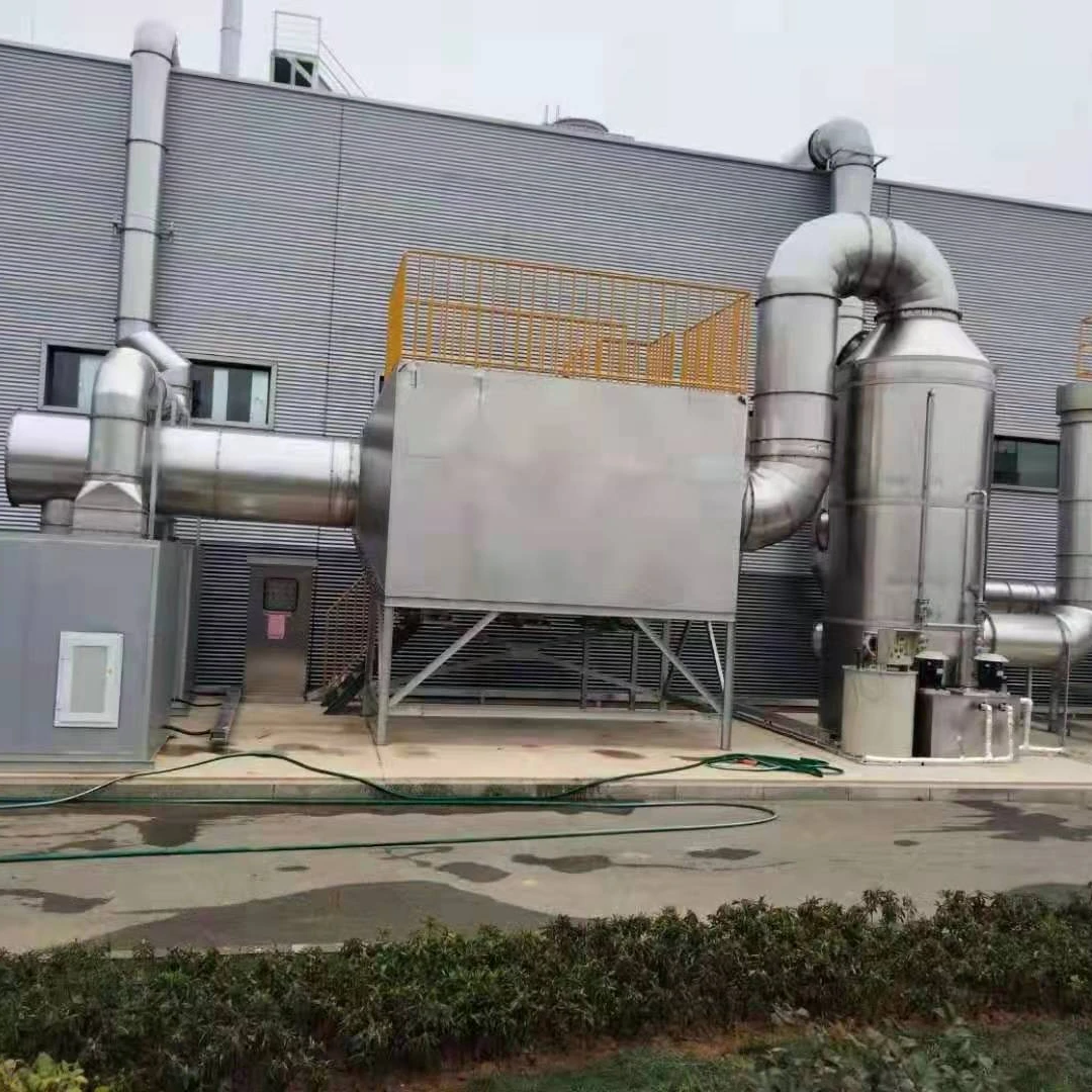 Durable Stainless Steel Wet Scrubber Spray Tower Fume Extractor For ...