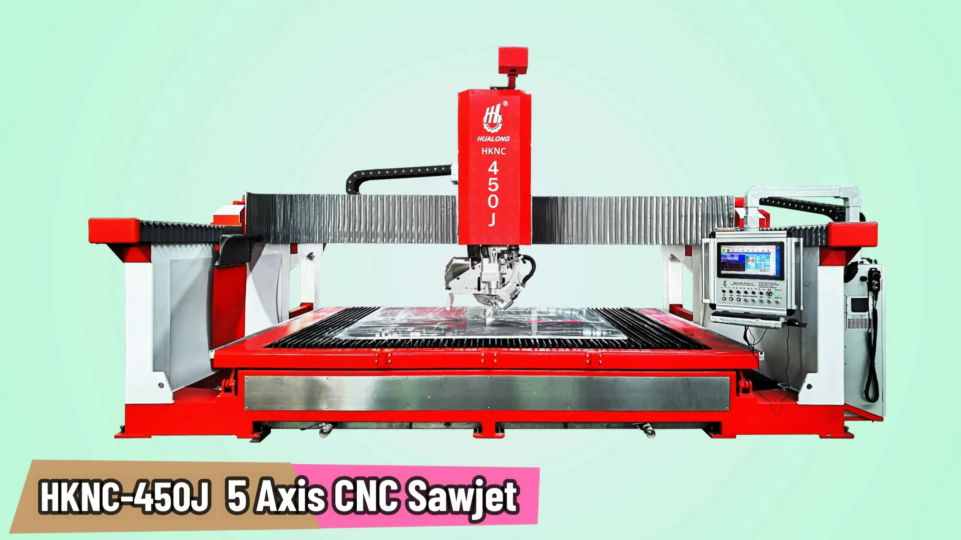 Cnc Cutting Machine Granite Stone Kitchen Countertop Profiling 5 Axis ...