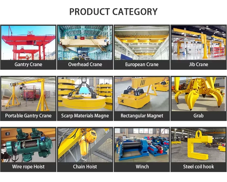 Dual Beam Girder Overhead Bridge Crane with Revolving Electromagnetism ...