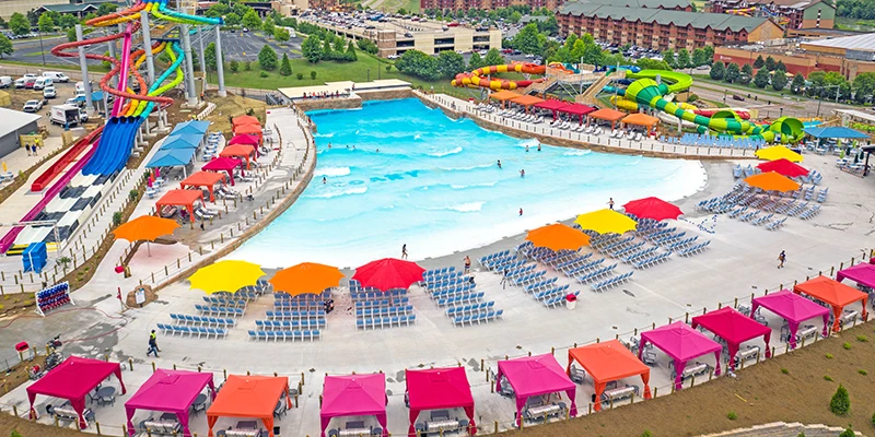 Outdoor Water Park Vacuum Tsunami Wave Pool Machine Equipment Surf Wave ...