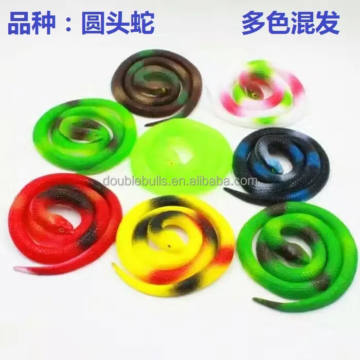 Wholesale Tricky Snake Simulation Soft Rubber Toys 75cm