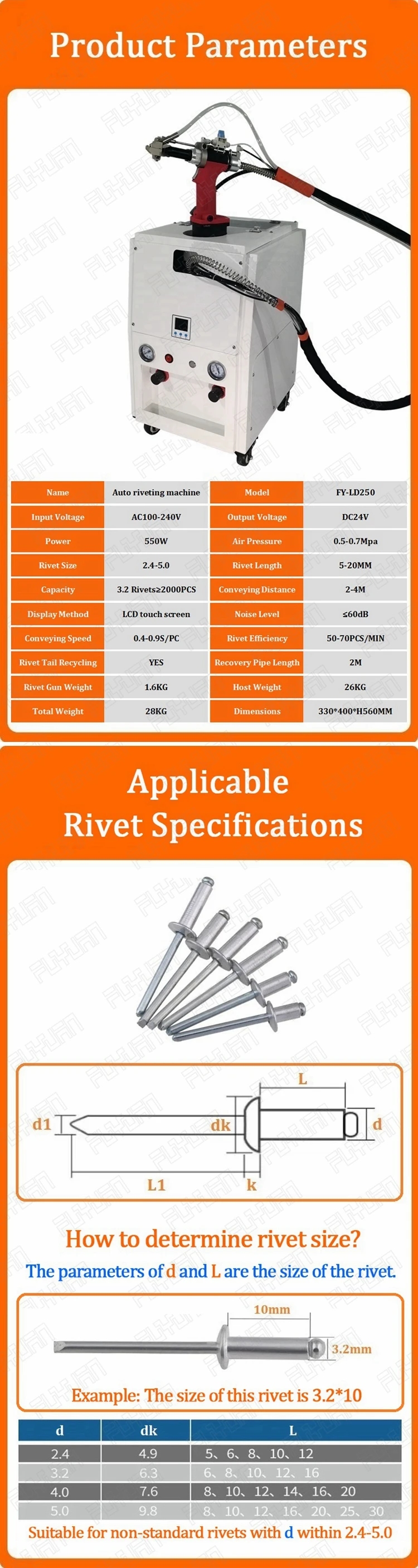 Easy Operation Pneumatic Rivet Nut Gun - Automatic Riveting
