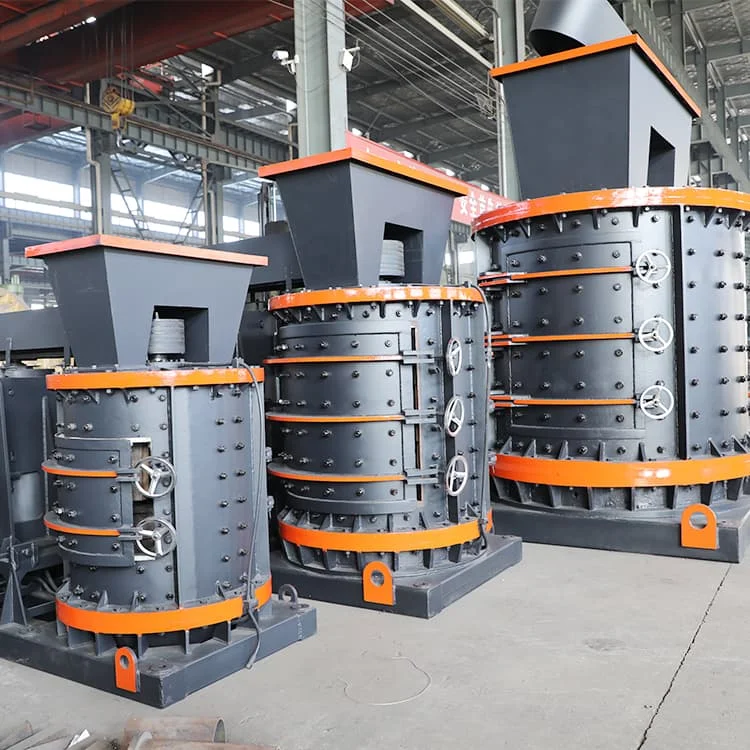 ZOOMJO High Performance Ore Vertical Crusher River Pebble Granite Stone ...