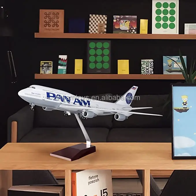 Pan Am Model - American Pan Am Airlines B747 Resin Aircraft