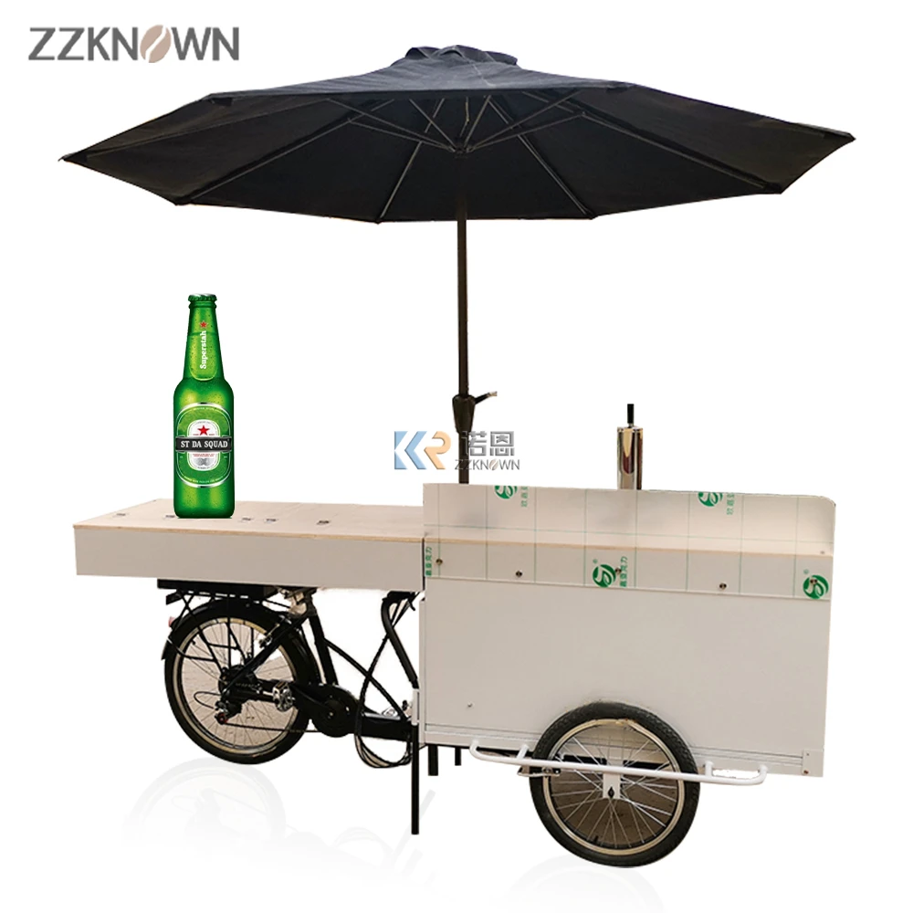 2024 Foldable Electric Beer Bike Adult Wine Bar Cart Folding Carts Tour ...