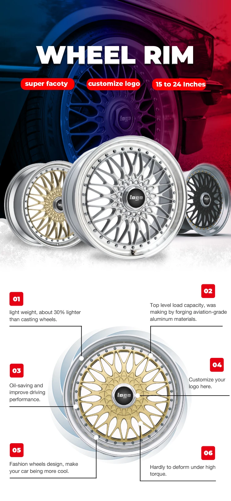 Shop BBS Wheel Rims - Forged 17 to 20 Inch Passenger Car Wheels