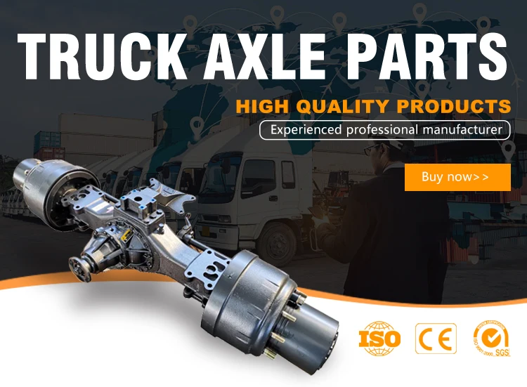 Howo Truck Hc 16 Front/middle/rear Axle Accessories 2nd Rear Axle Drive ...