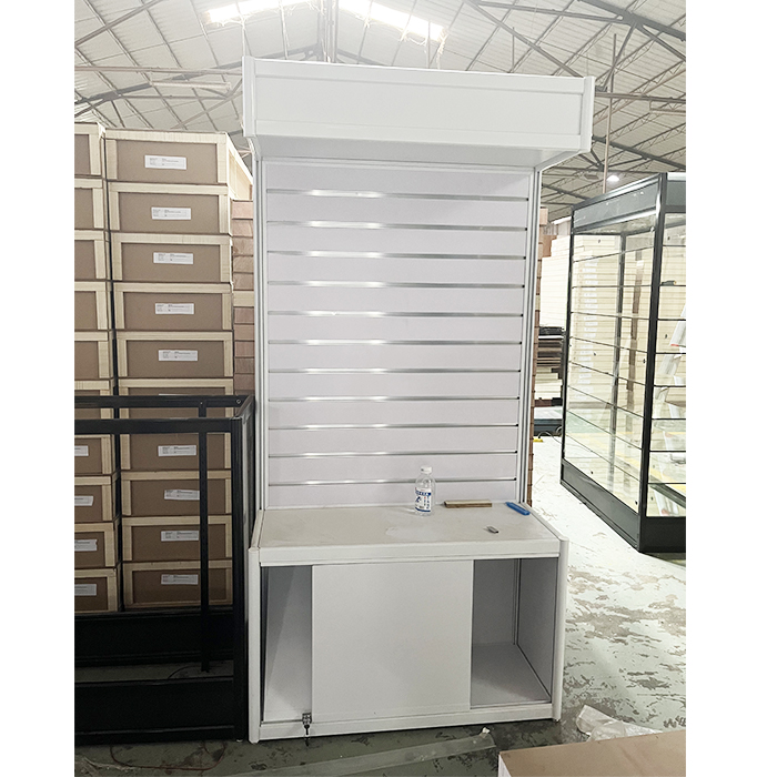 Mobile Slatwall Display - Efficient Phone Accessories Stand