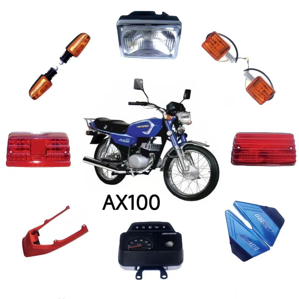 AX100 Motorcycle Plastic Parts Accessory Kit Fenders & Side Covers ...