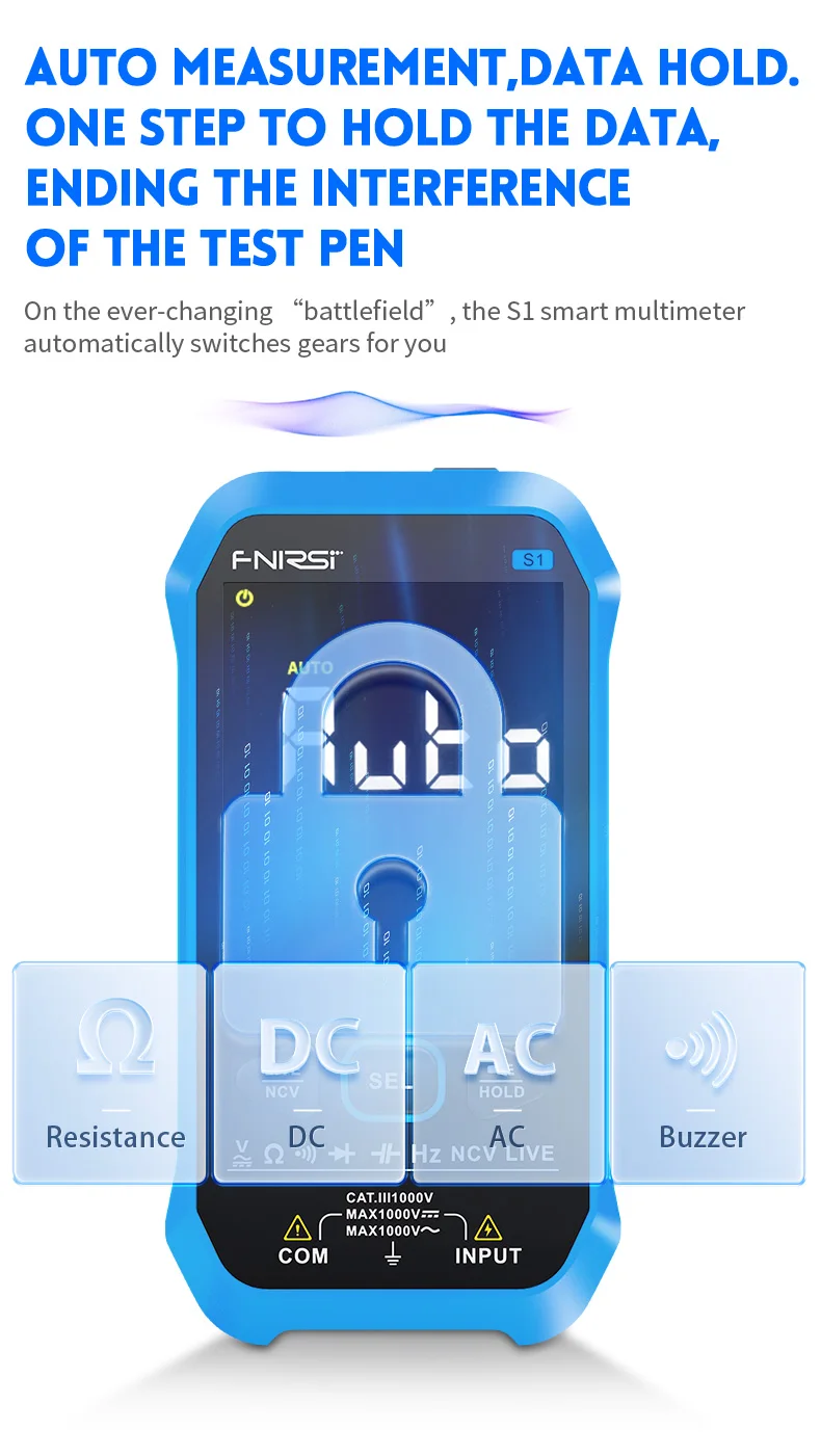 FNIRSI S1 Smart Digital Multimeter - Precision & Reliability