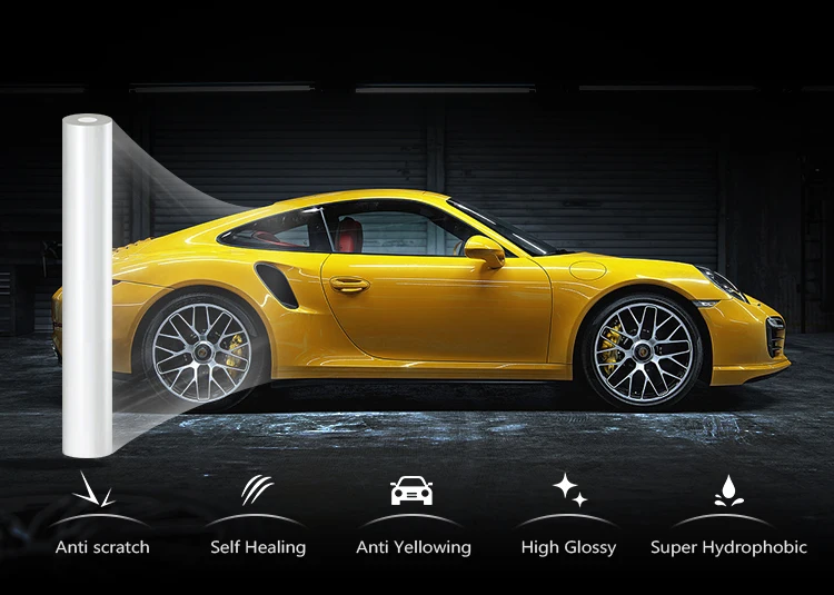 6.5 Mil Heat Self Healing TPU PPF Paint Protection Film