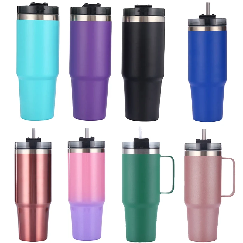 Tumbler 20oz Portable Stainless Simple Solid Color Steel Vacuum Tumbler ...