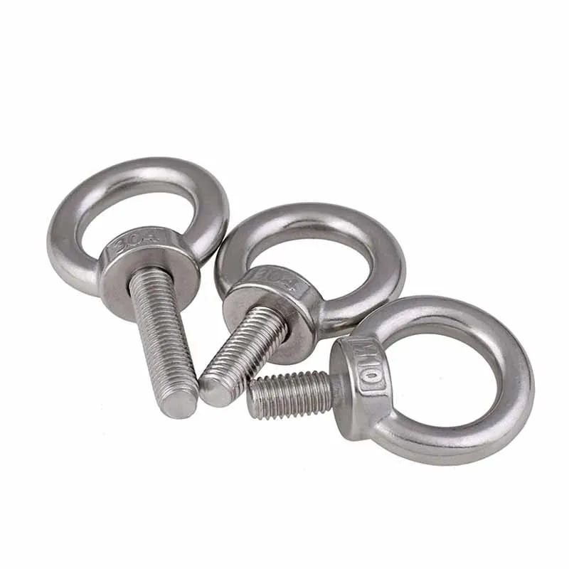 SDPSI 304 Stainless Steel Eye Bolt A2 Marine Lifting Eye Screws Ring ...