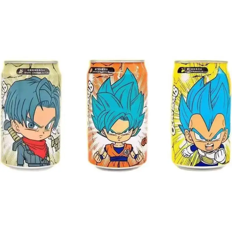 Japan Carbonated Drinks Dragon Ball Sparkling Water Apple Drinking ...