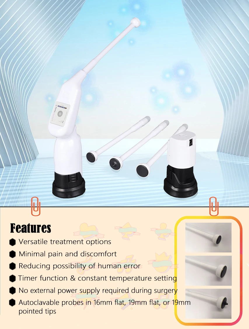 Medical Gynecology Thermocoagulator Thermo Coagulators With Lightweight ...