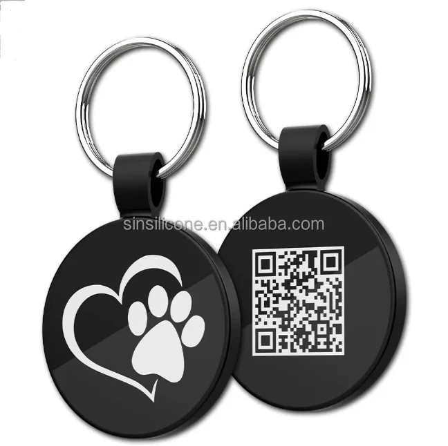 Customized Qr Code Identification Tag Smart Nfc Ntag213 Metal Rfid Tag ...