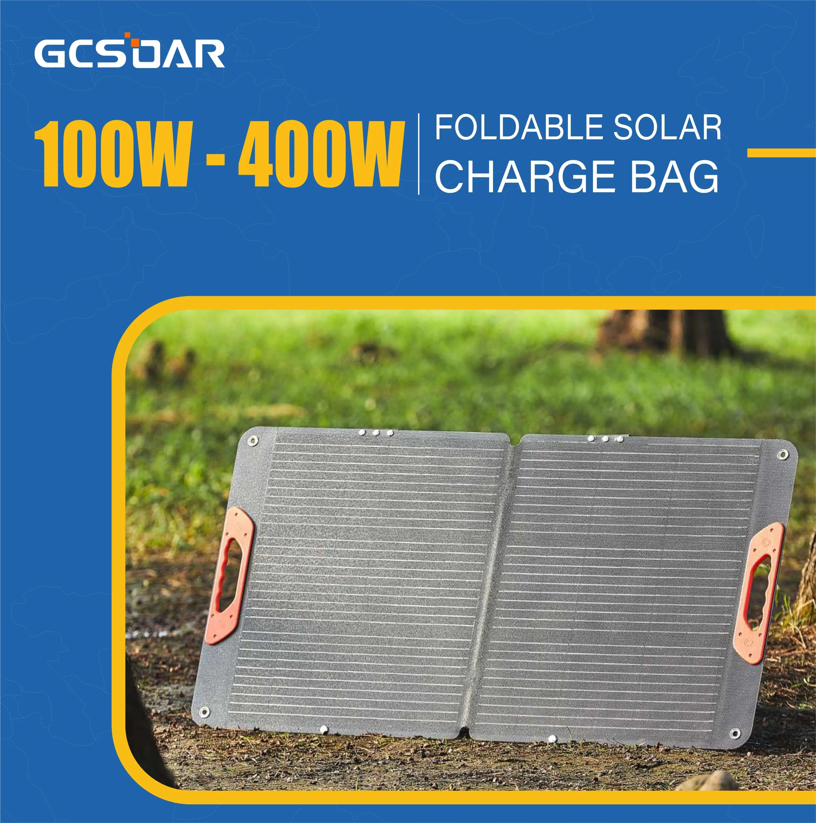 GCSOAR Etfe-Laminated Solar Cells - Waterproof 100W Panel