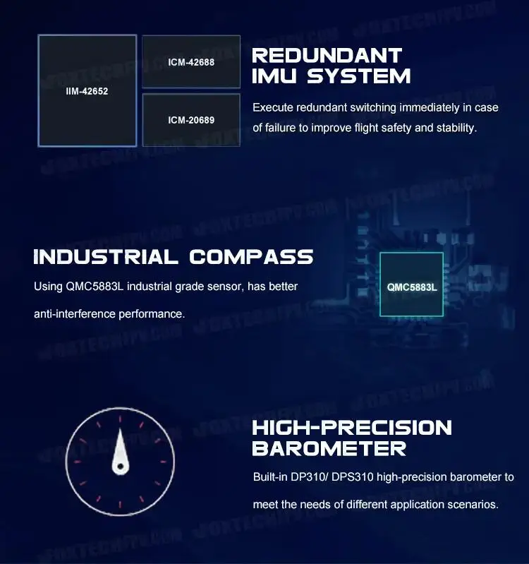 Foxtech Aerofox H7a Open Source Ardupilot Flight Controller Module ...