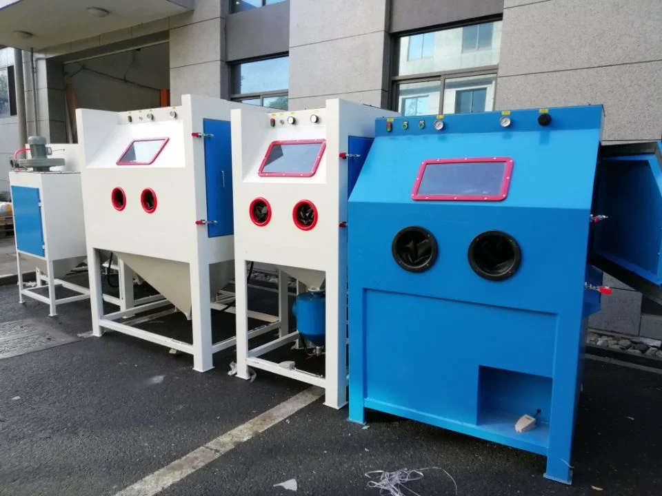 Automated Conveyor Belt Sandblasting Systems Automatic Sand Blasting ...