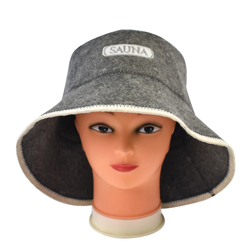 Natural Wool Sauna Hats - Handmade Unisex-Adults Style