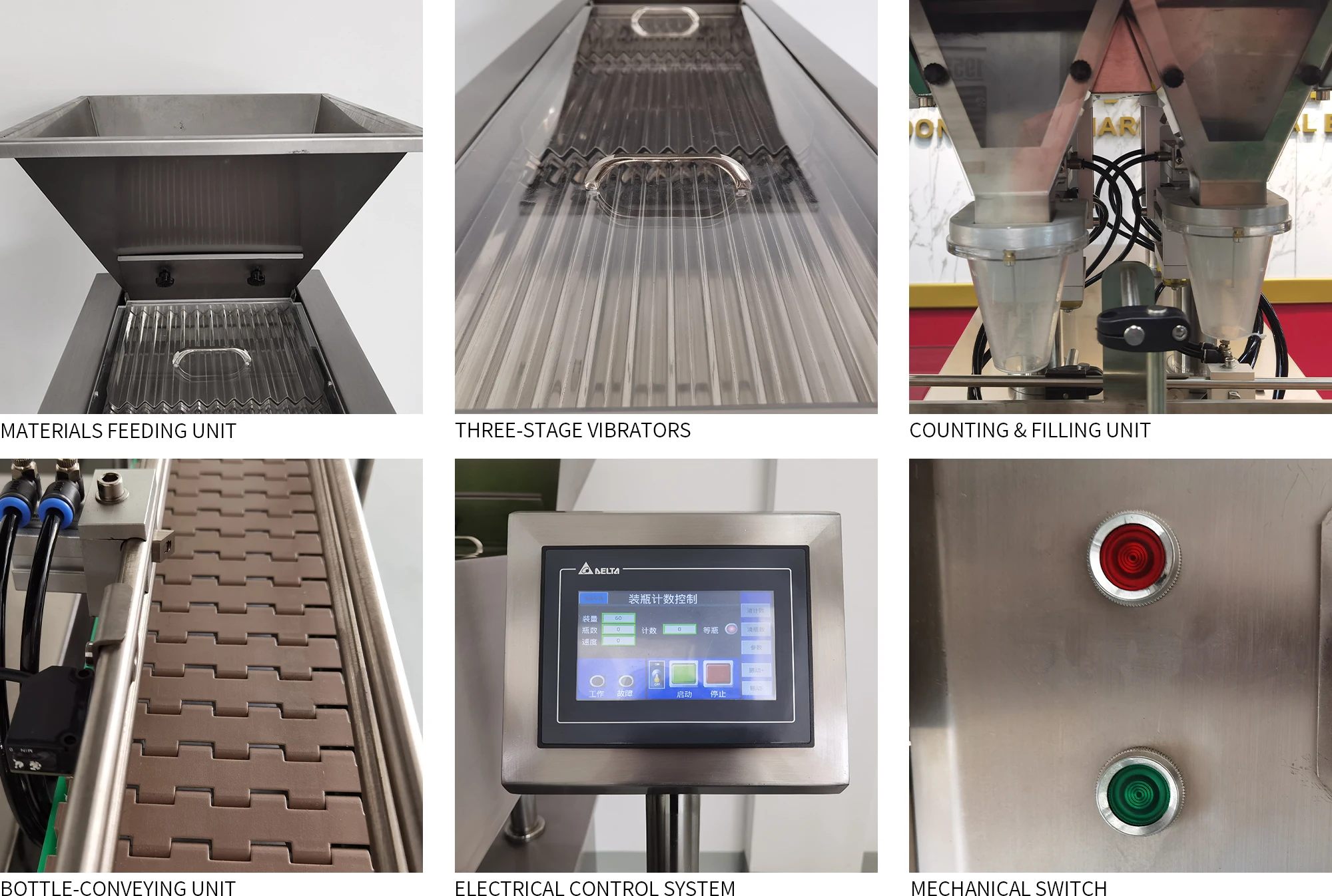 8 Lane Automatic Tablet Counter Capsule Counting Machine Counter Candy ...