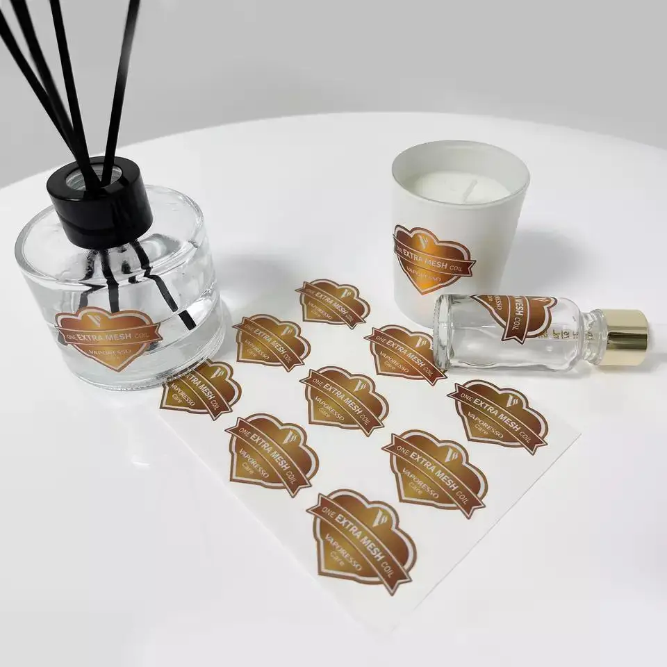 Custom Printing Labels Customised Stickers Perfume Stickers Cosmetic ...