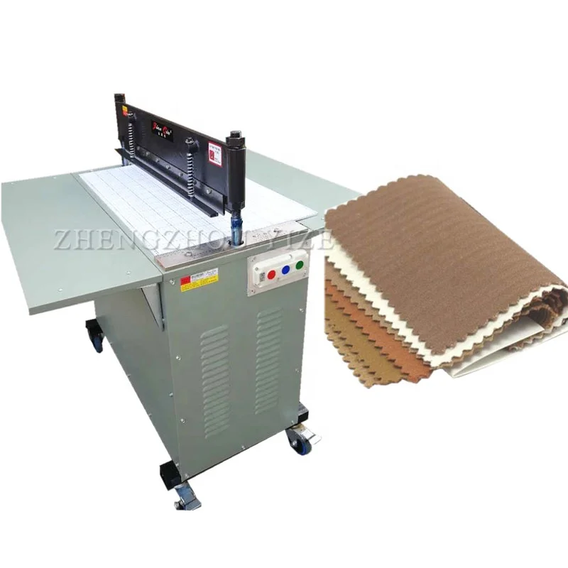 Semi Automatic Fabric Sample Zig Zag Pinking Cutter Textile Sample ...