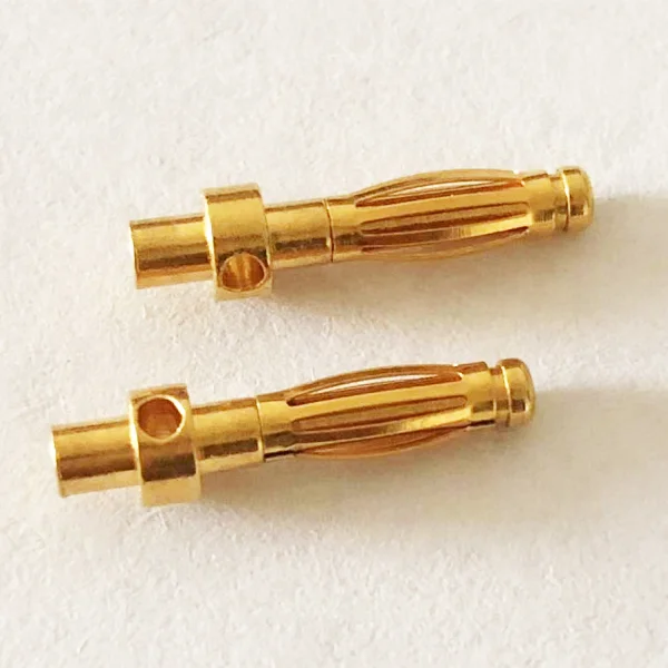 Custom Male Gold Plated Battery Connector Medical Cable Socket 2.5mm 3 ...