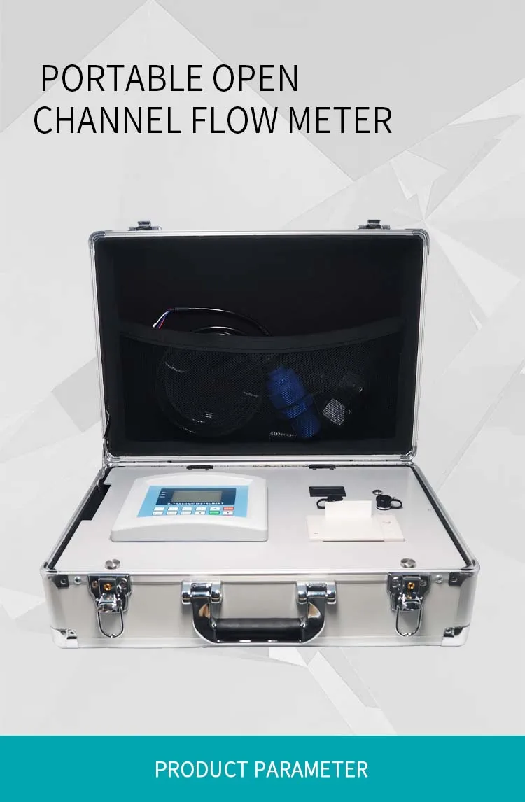 Aice Tech Portable Open Channel Flow Meter Ultrasonic Flowmeter Tool ...
