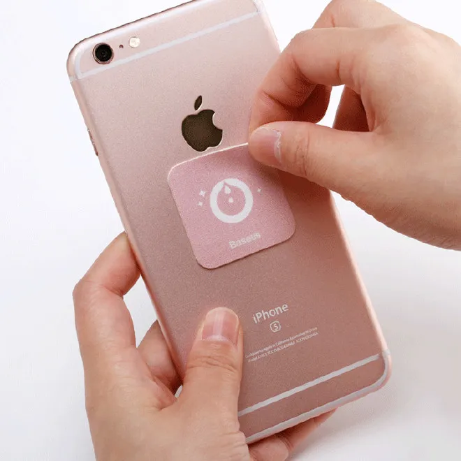 Custom Logo Self Adhesive Cleaner Sticker Sticky Microfiber Cellphone ...