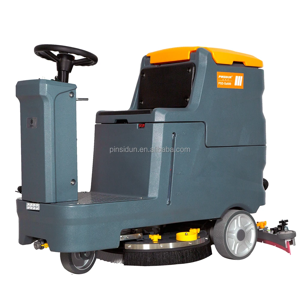 Psd-sa600 Automatic Driving Floor Scrubber Ride On Vacuum Auto Floor Scrubber - Buy Robot Floor ...