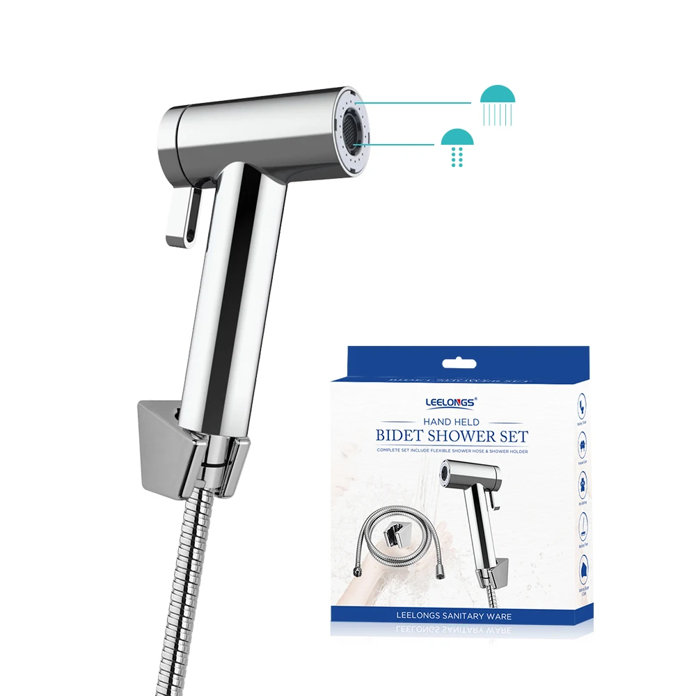 Universal Muslim SHATAFF Chrome Bidet Hose - 1 Year Warranty