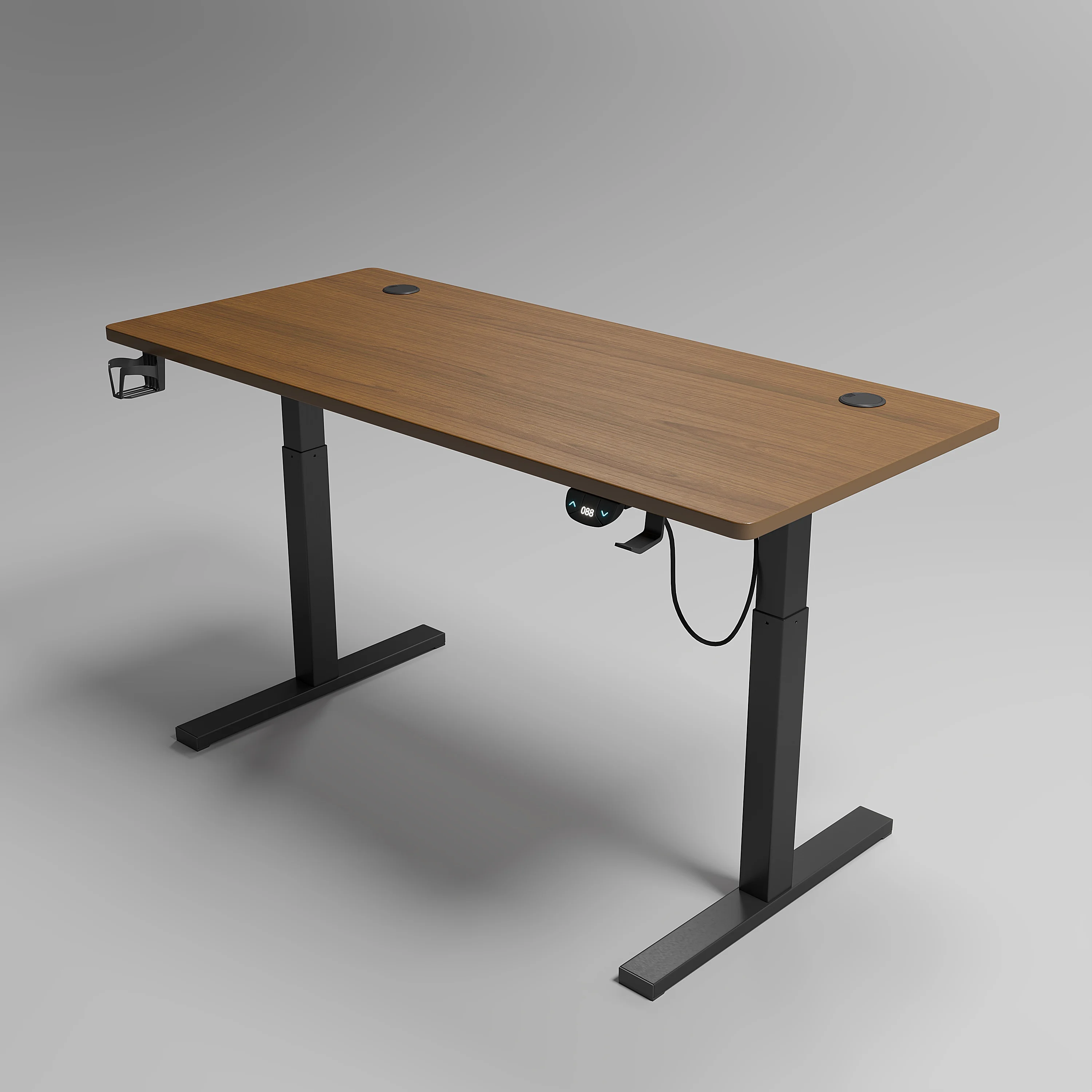 Mobile Standing Lifting Desk With Drawer Home Office Manager Computer ...