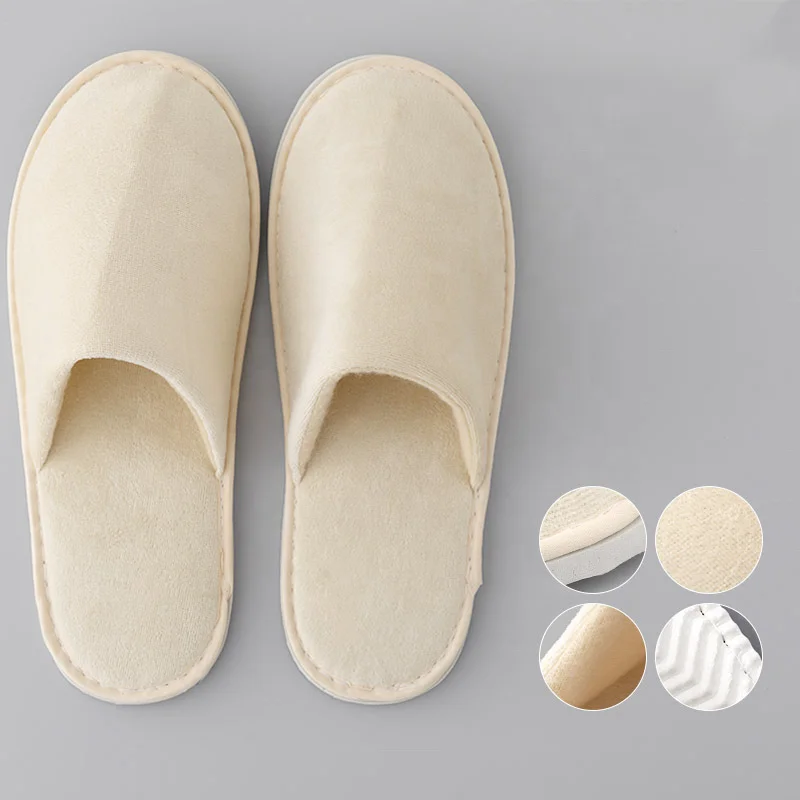Oem Eco Friendly Hotel Slippers Luxury Custom Disposable Slippers With ...