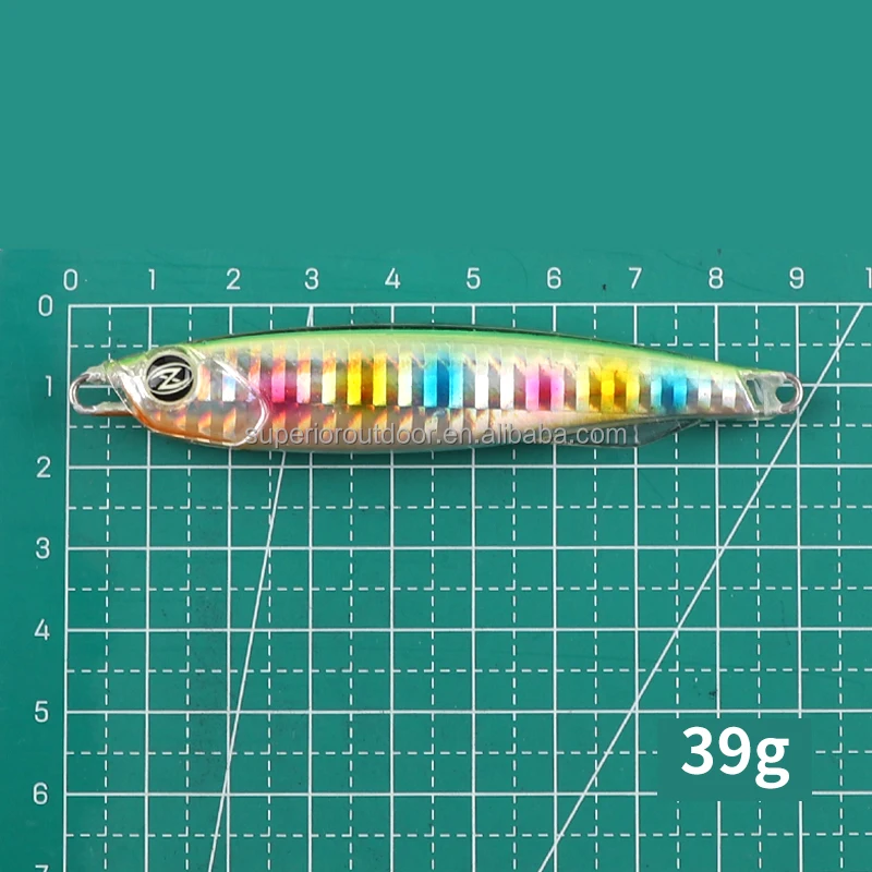 SUPERIORFISHING Epoxy Resin Jigs 40g 60g 80g Lead Metal Jigs Sinking ...