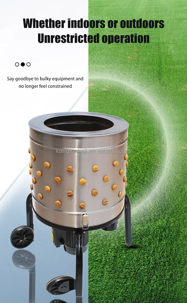 Efficient Chicken Plucker - Automatic Defeathering Machine