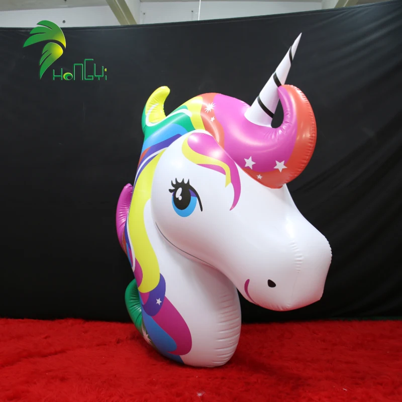Hongyi Cartoon Colorful Design PVC Inflate Horse Inflatable Unicorn ...